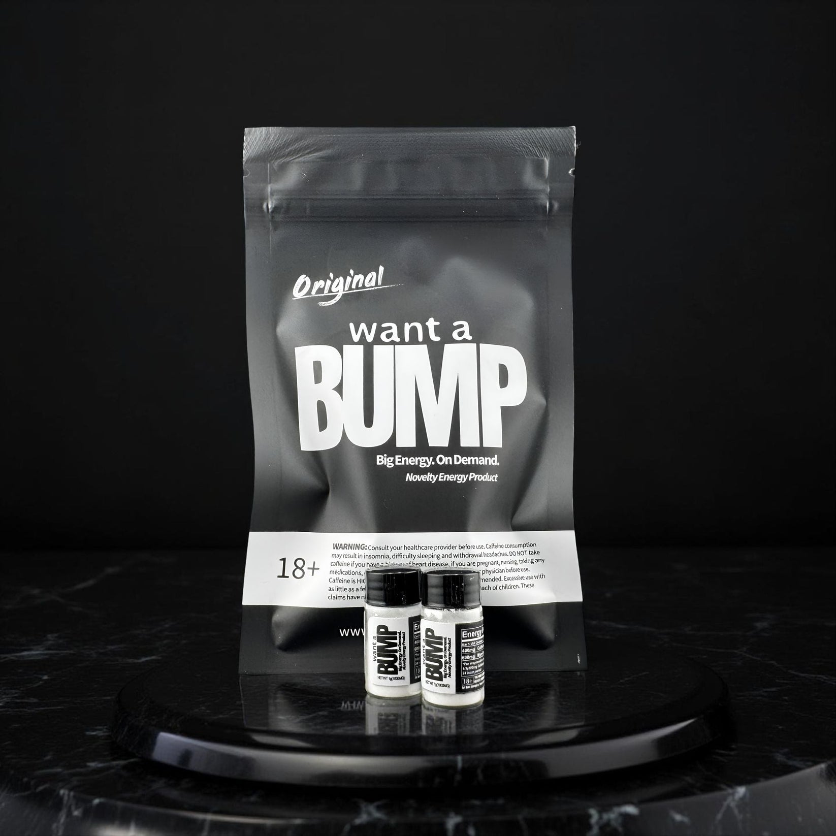 Want A BUMP® - Original (400mg Caffeine Per Vial)